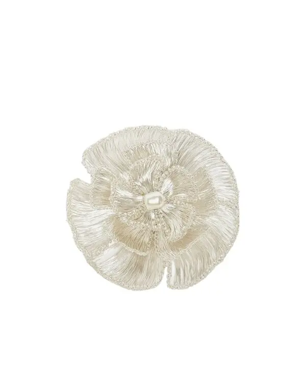 Marella Flower Brooch - Silver