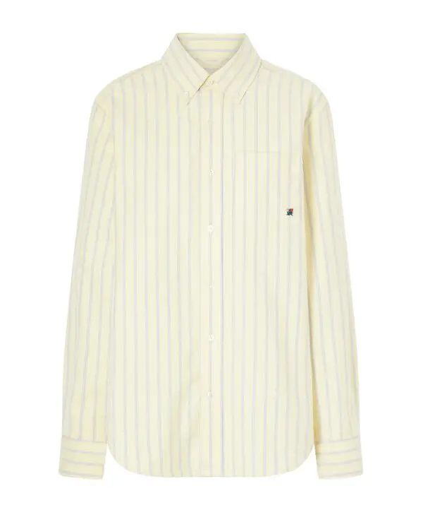 Aimé Leon Dore Striped Cotton Shirt - White