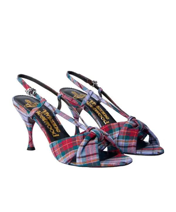VIVIENNE WESTWOOD High-heeled Sandals With Buckled Ankle Straps - Red