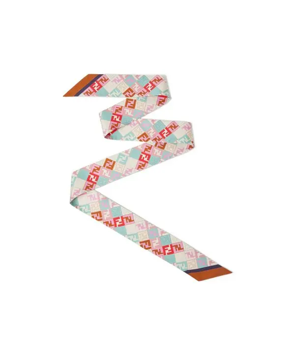 Fendi Ff Printed Wrappy Scarf - Multicolor