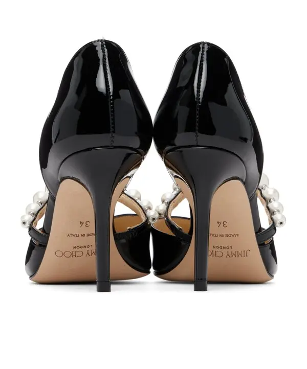 JIMMY CHOO Aurelie 85 Pointed-toe High Heels - Black