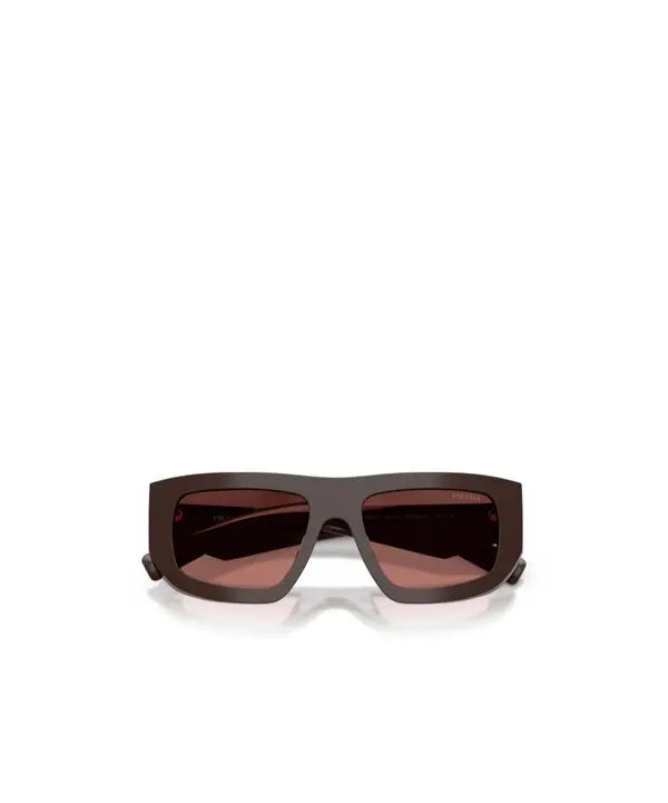 Prada Geometric Frame Sunglasses - Black