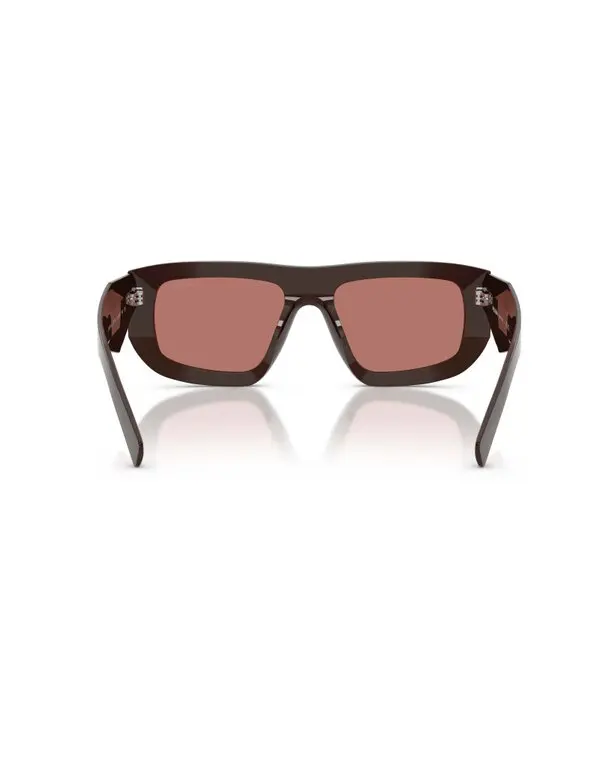 Prada Geometric Frame Sunglasses - Black