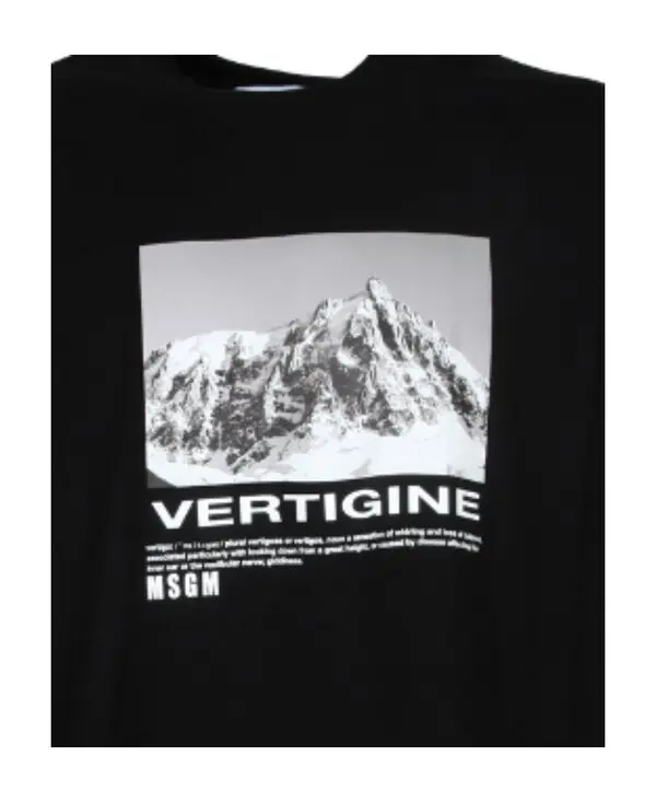 MSGM Graphic Print T-shirt