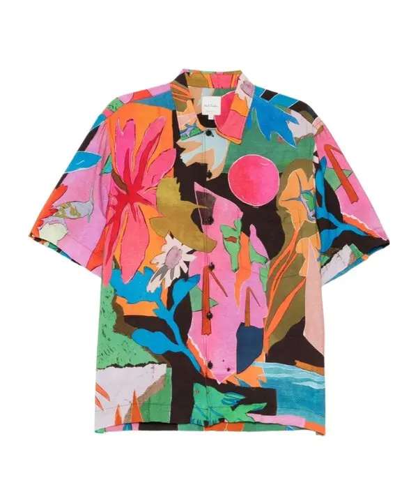 Paul Smith Abstract Print Short-sleeve Shirt