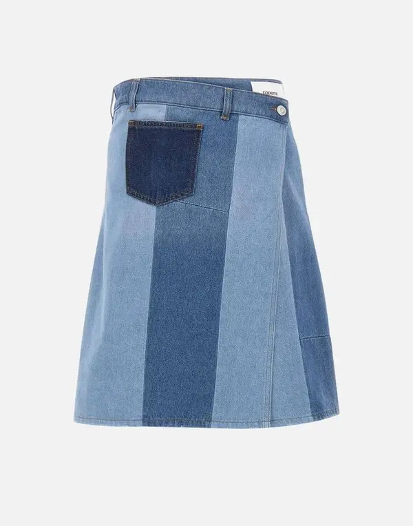 Coperni Spliced Denim Skirt