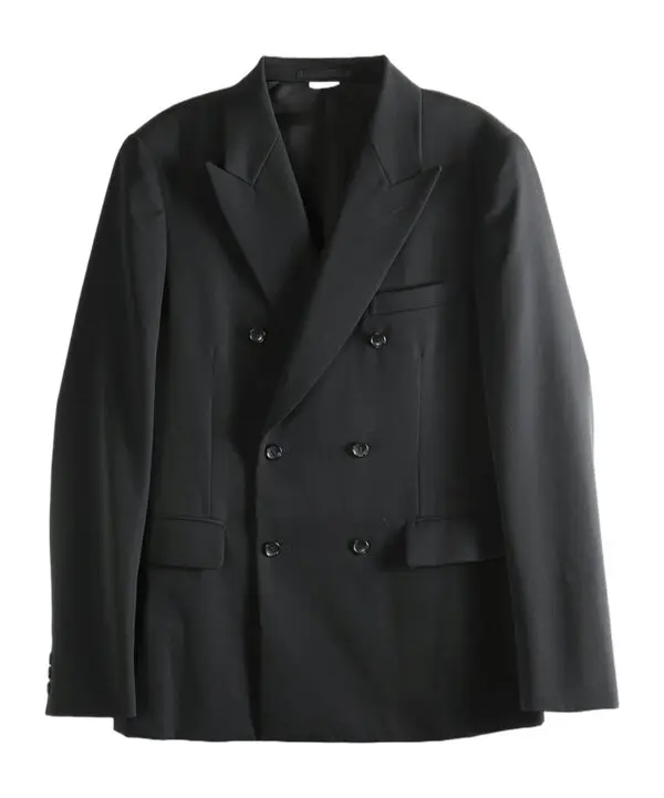 Comme Des Garçons Double-breasted Wool Jacket
