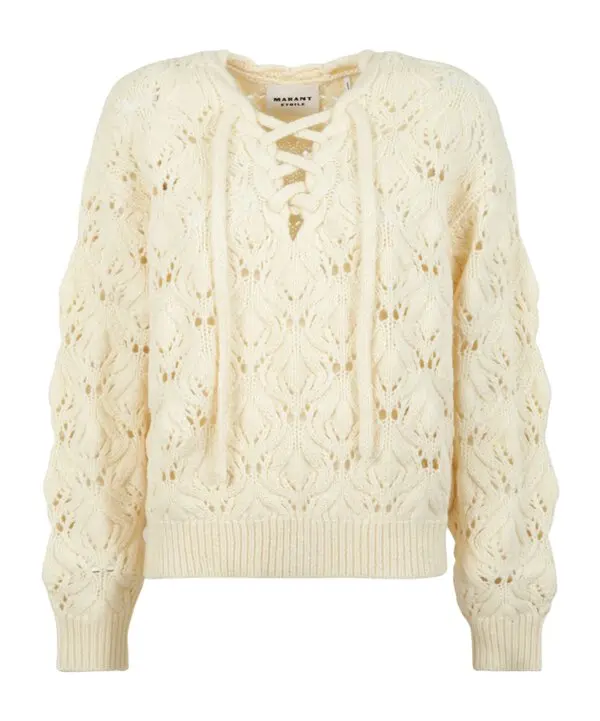 Isabel Marant Étoile Wendy Lace-up Knitted Sweater