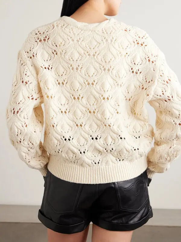 Isabel Marant Étoile Wendy Lace-up Knitted Sweater - Nude