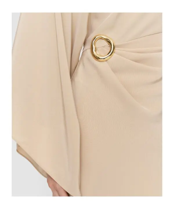 JOSEPH Joya Ring-detail Maxi Dress - Powder