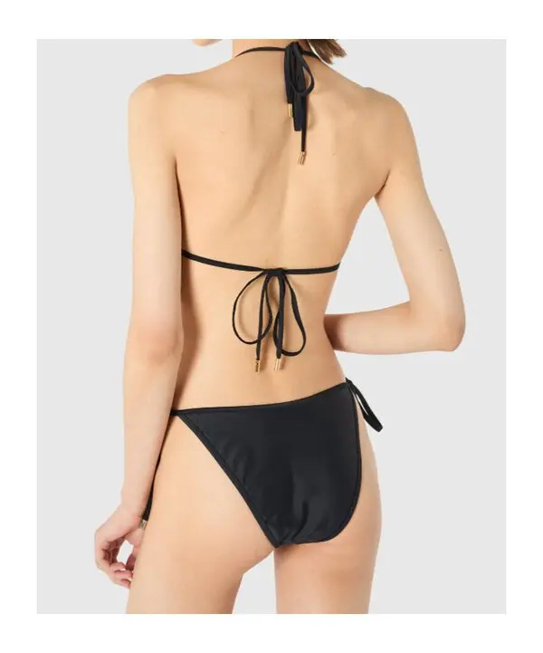 MARINE SERRE Triangle Bikini - Black