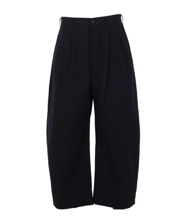 Comme Des Garçons Homme Wide Leg Trousers - Navy Blue