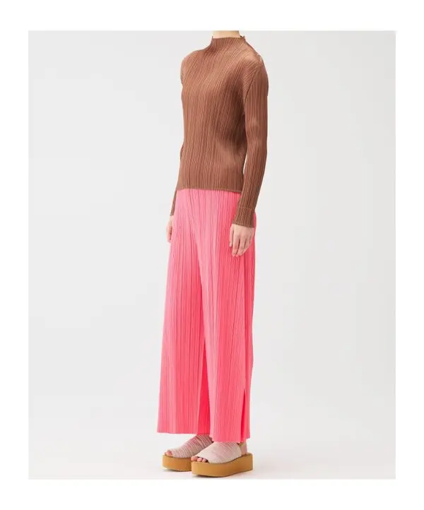 PLEATS PLEASE BY ISSEY MIYAKE Wide-leg Pleated Trousers