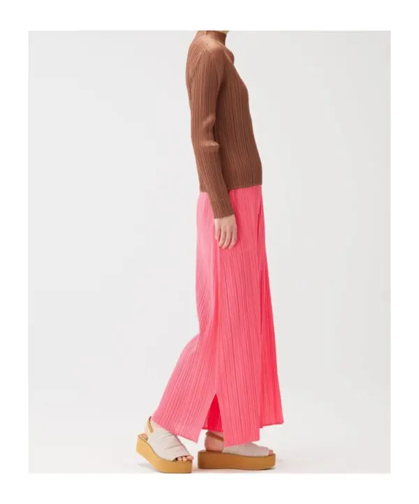 Issey Miyake Wide-leg Pleated Trousers