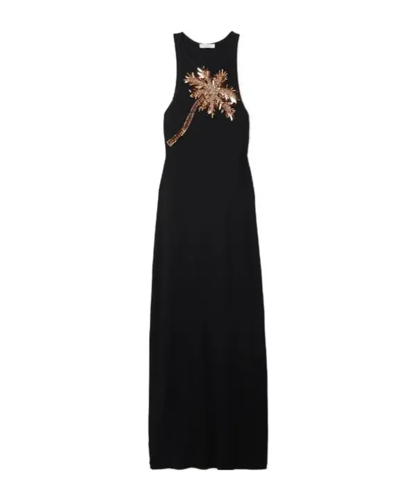 Rabanne Embellished Sleeveless Maxi Dress