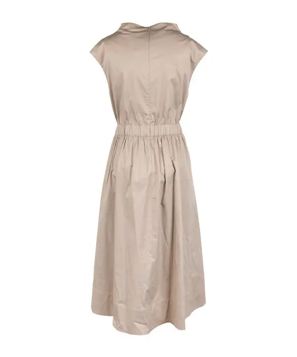 Peserico Belted Sleeveless Dress