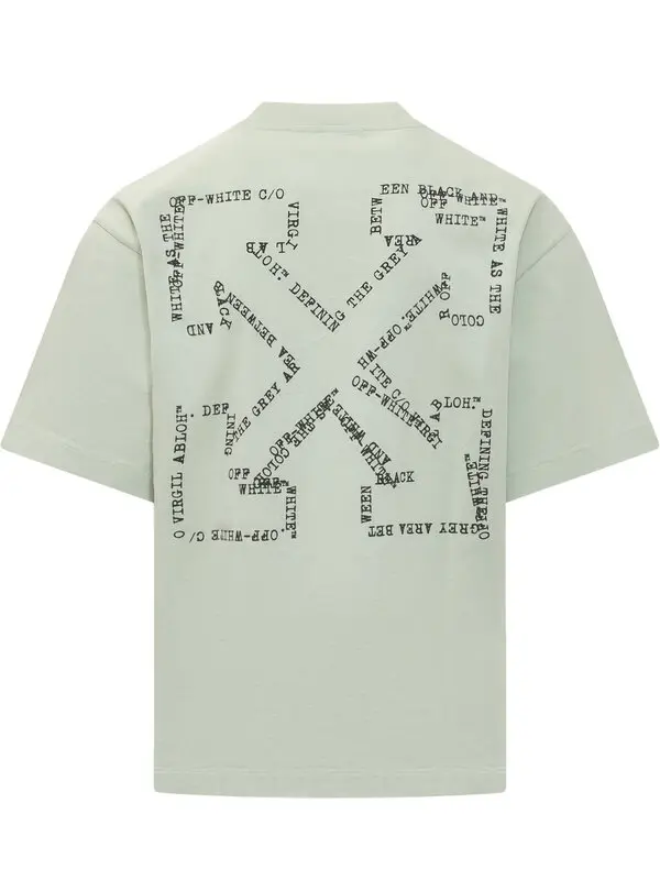 Off-White Logo Printed Crewneck T-shirt - White
