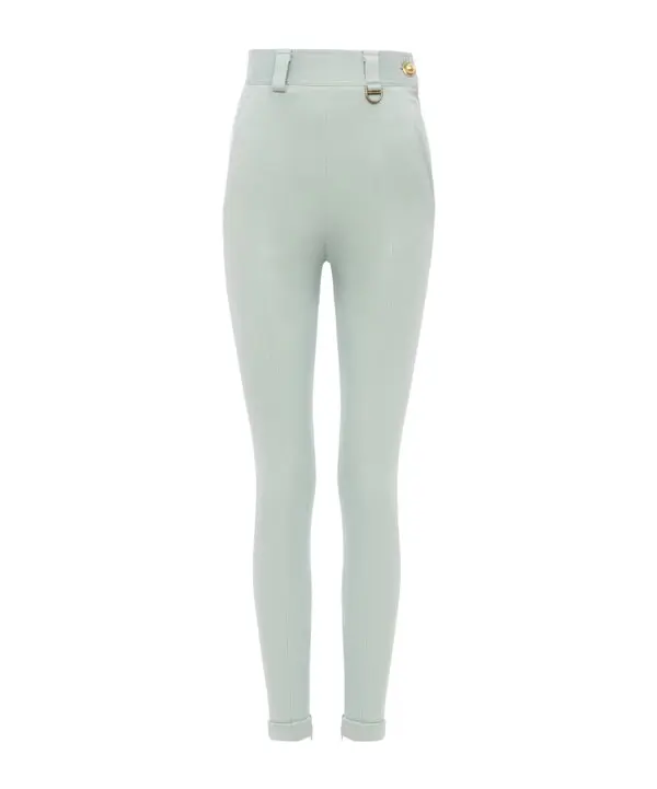 Chloé Belted Slim Fit Trousers