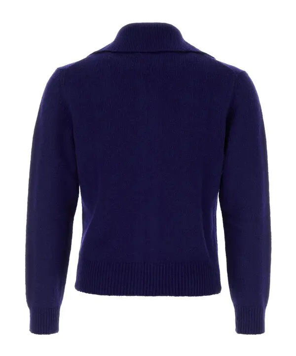JIL SANDER High Neck Zip-up Cardigan - Black