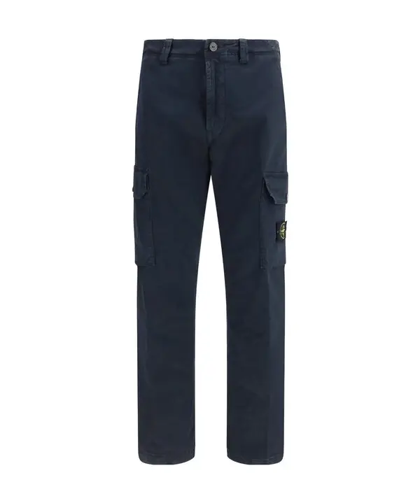 Stone Island Regular Cargo Pants - Blue