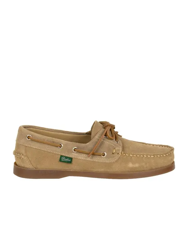 Paraboot Suede Boat Shoes - Brown