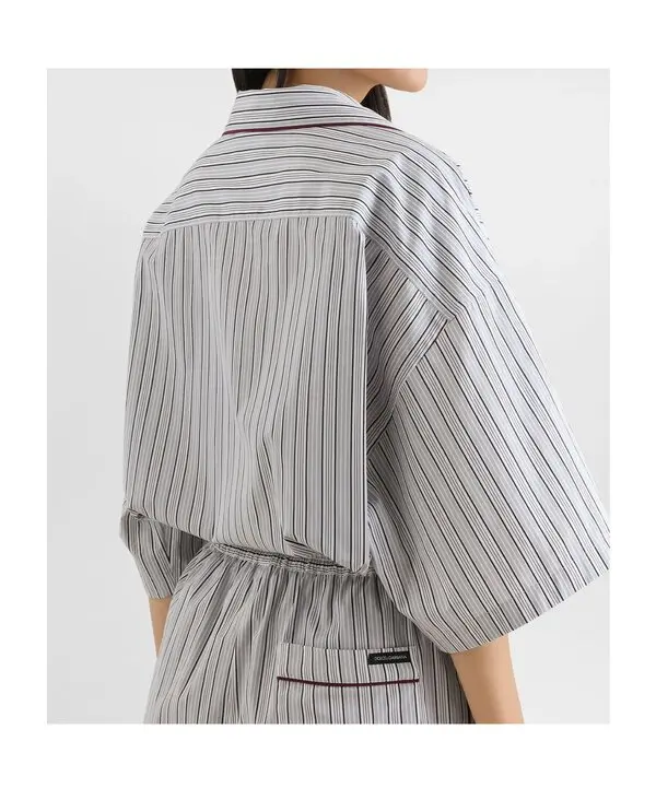 Dolce & Gabbana Striped Short Sleeve Shirt