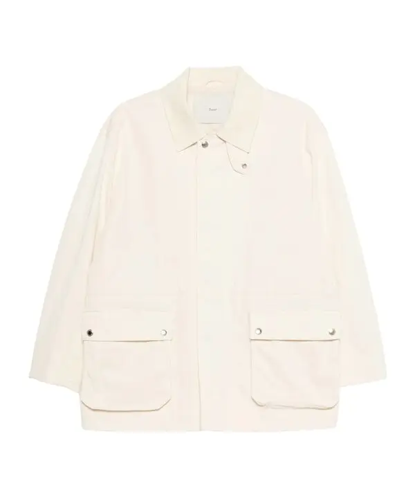 DUNST Collared Long Sleeve Jacket