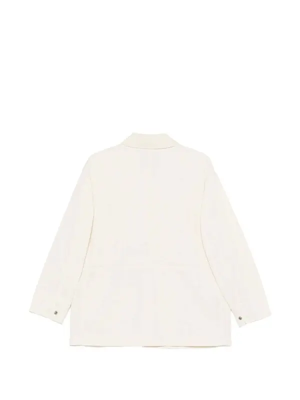 DUNST Collared Long Sleeve Jacket