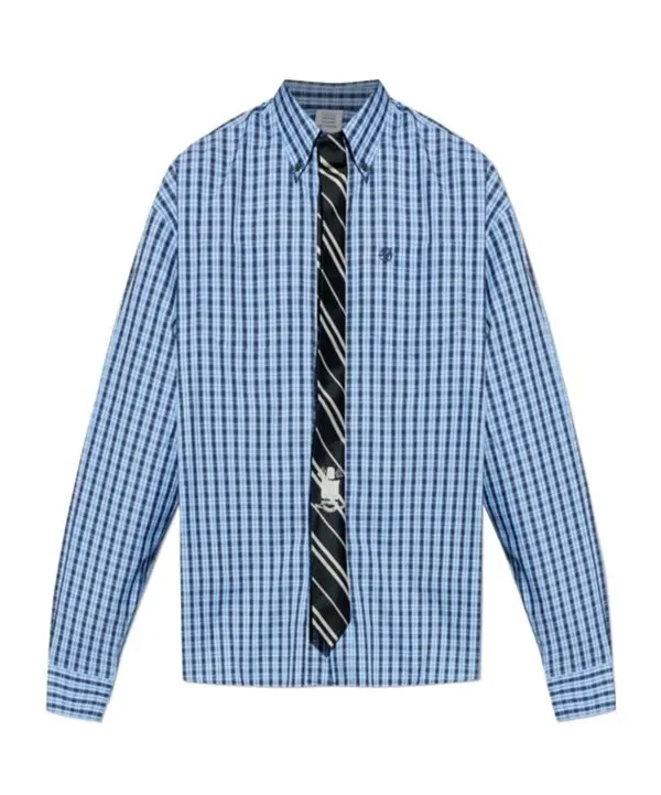 Vetements Checked Oversized Shirt