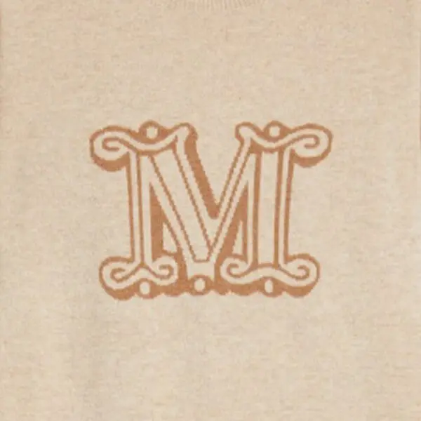 Max Mara Logo Intarsia Crew Neck Jumper