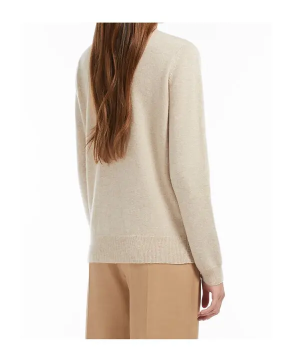 Max Mara Logo Intarsia Crew Neck Jumper
