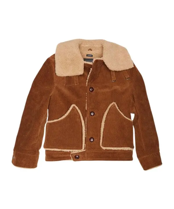 R13 Shearling-lined Cotton-corduroy Jacket