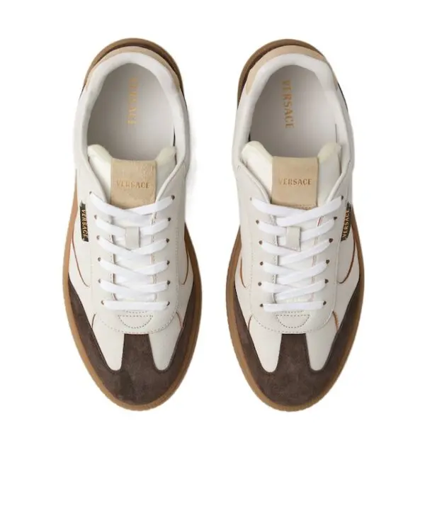 Versace Greca Court Sneakers - White