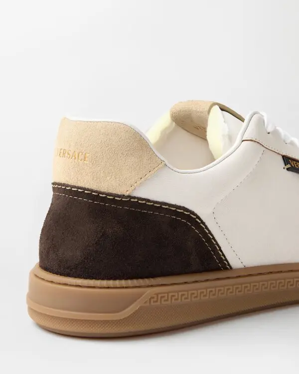 Versace Greca Court Sneakers - White