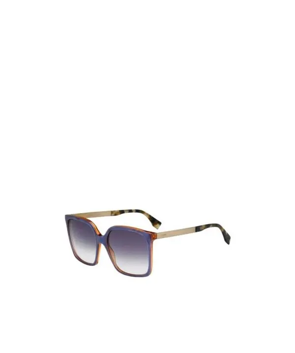 Fendi Logo Details Sunglasses - Gray