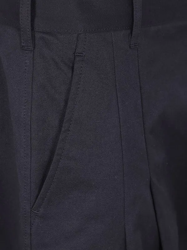 Comme Des Garçons Homme Pleated Straight Leg Trousers