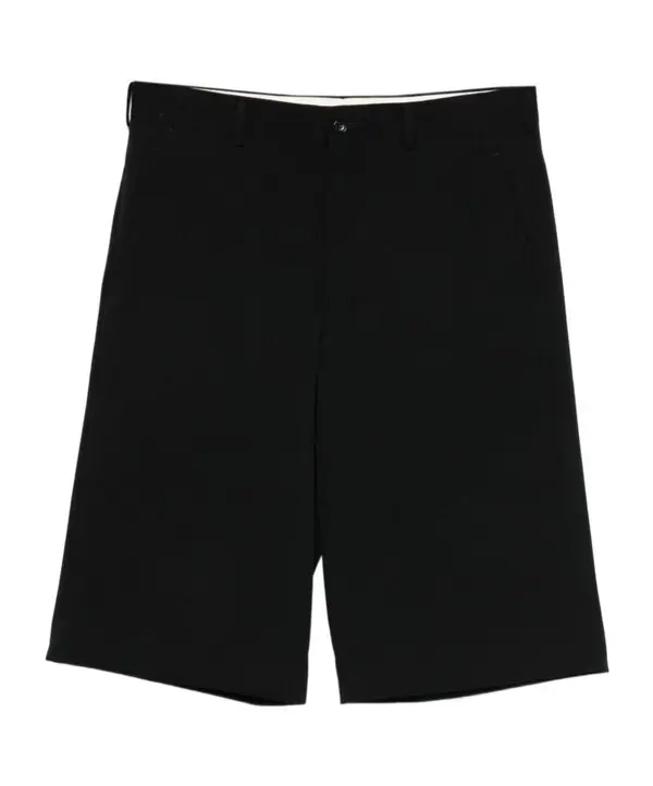 Comme Des Garçons Belt Loop Shorts - Black