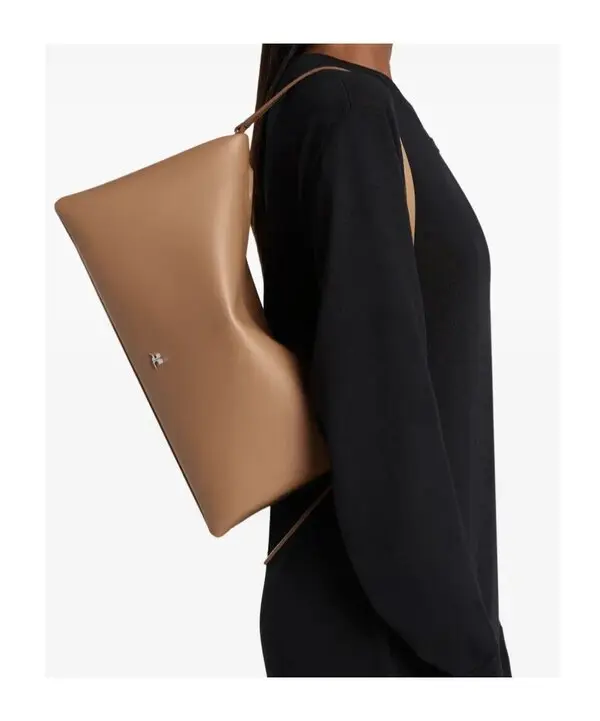 COURREGES Cuff Shoulder Bag - Brown