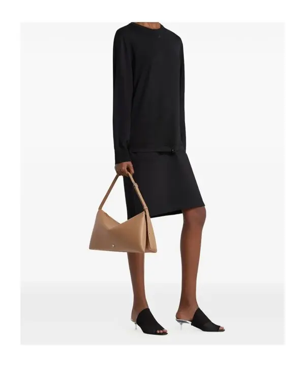 COURREGES Cuff Shoulder Bag - Brown