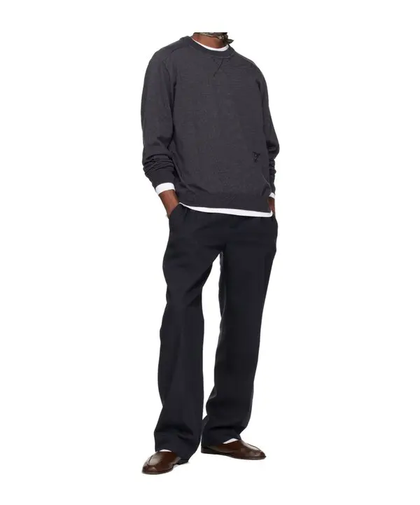 Jacquemus Logo Embroidered Crewneck Knitted Jumper