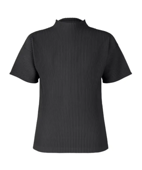 Issey Miyake Homme Plissé Monthly Colors March Pleated T-shirt - Black