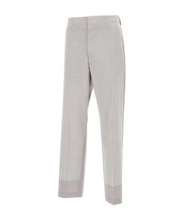 MAISON MARGIELA Tailored Trousers With Side Stripe Detail - Gray