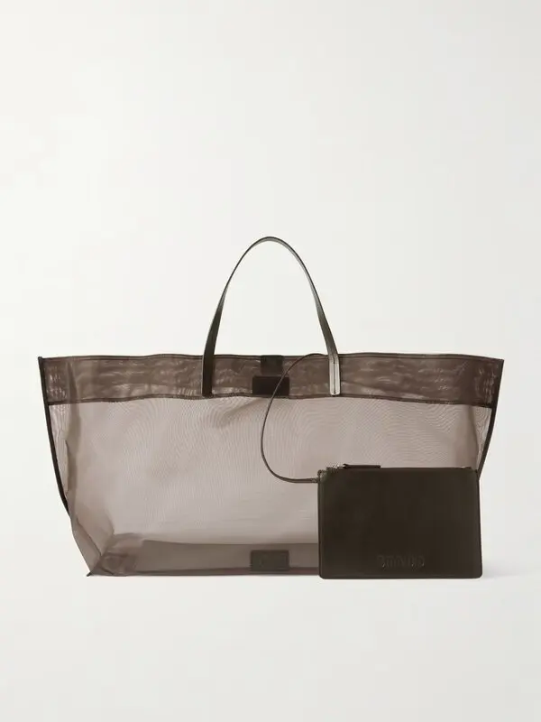 Staud Christos Mesh Tote Bag