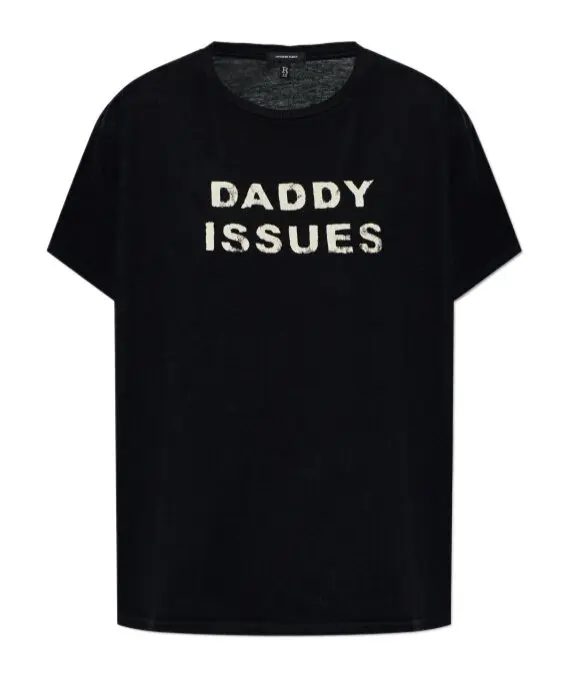 R13 Slogan Motif T-shirt