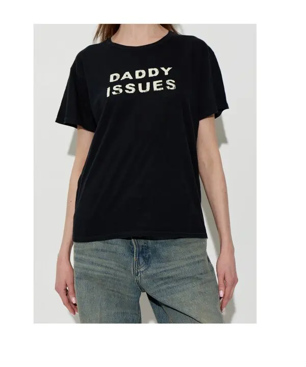 R13 Slogan Motif T-shirt