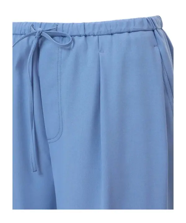 Closed Lace-up Casual Pants