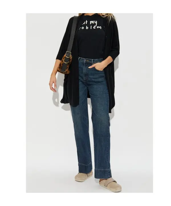 R13 Logo Patch Jeans