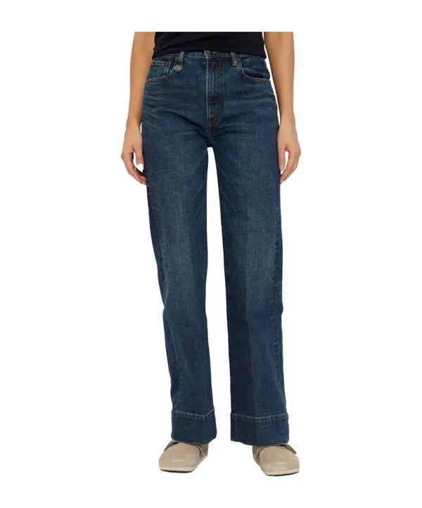 R13 Logo Patch Jeans