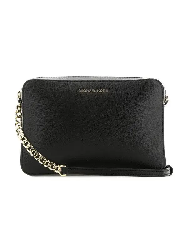 Michael Kors Jet Set Zipped Crossbody Bag - Black