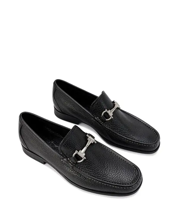 FERRAGAMO Horsebit Loafers - Black